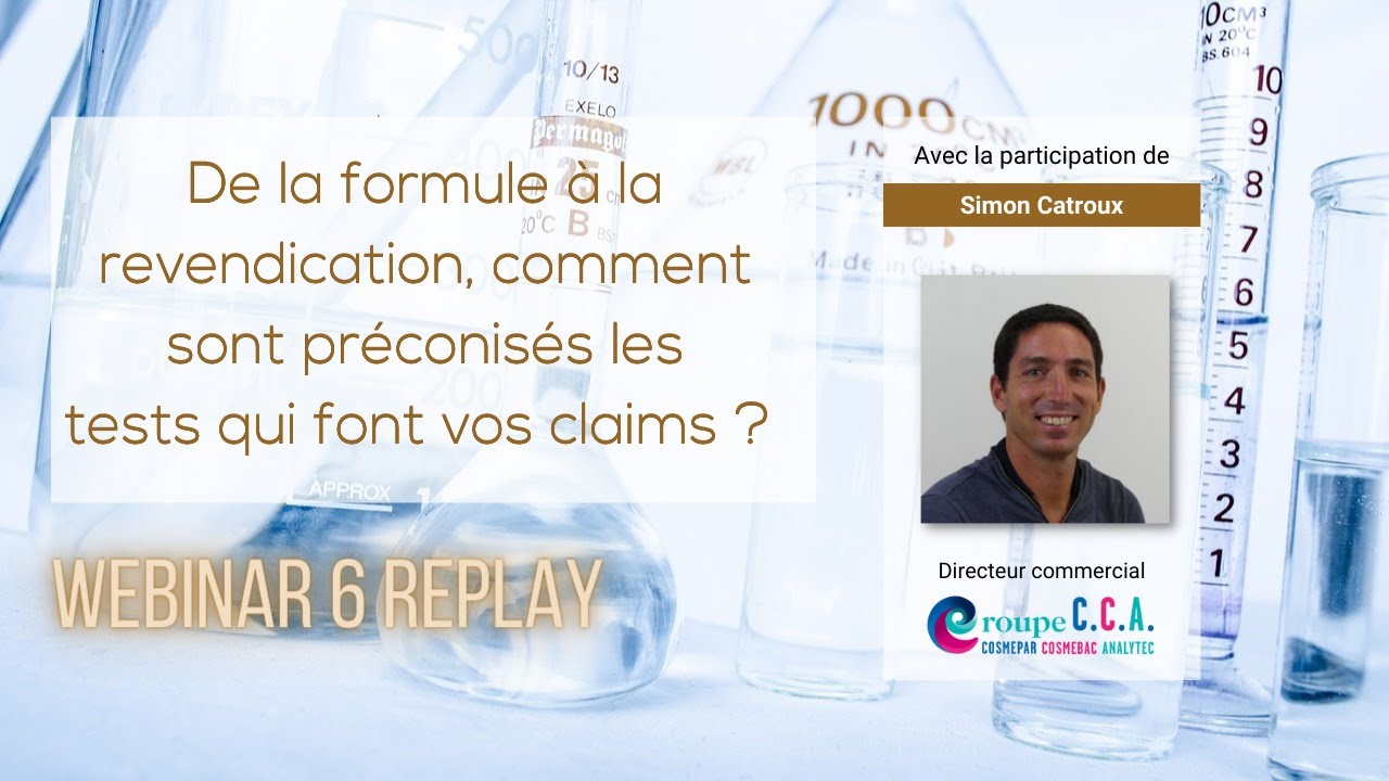 De la formule à la revendication, comment sont préconisés les tests qui ...