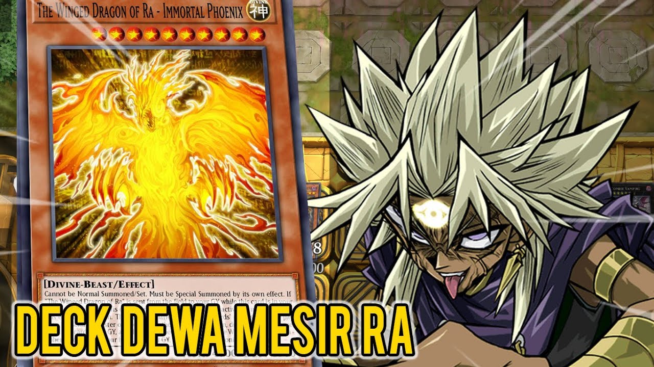 🔴The Winged Dragon of Ra! Deck dewa mesir paling kuat!? | Yu-Gi-Oh ...