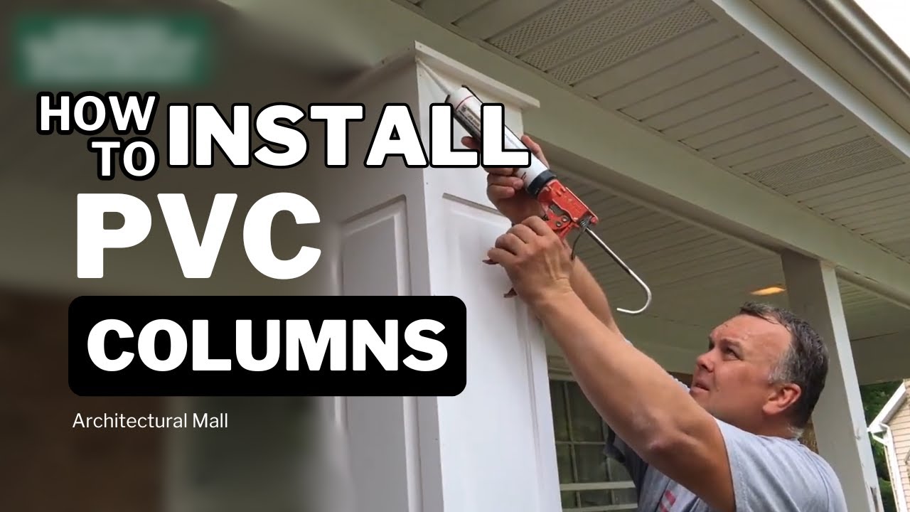 It's unbelievably easy to install these PVC Columns! - YouTube
