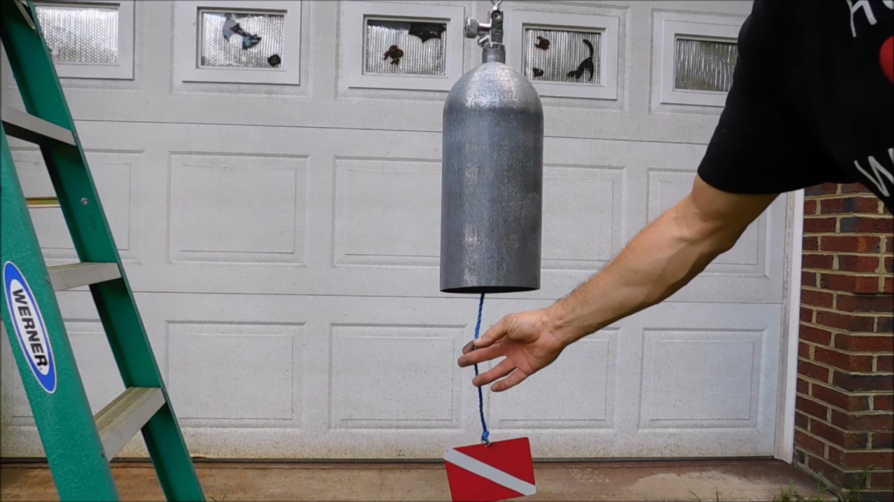 Dacor scuba tank bell with K valve - YouTube