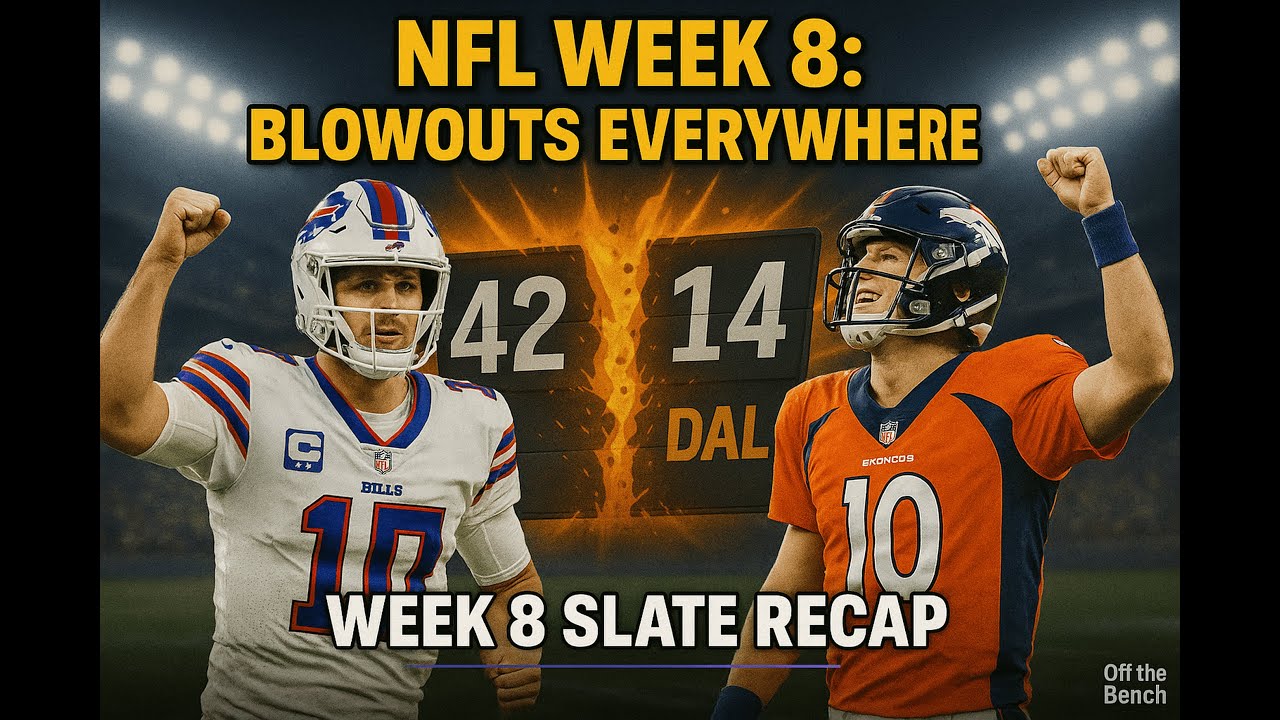 NFL Week 8 Recap: Blowouts Across the League! - YouTube