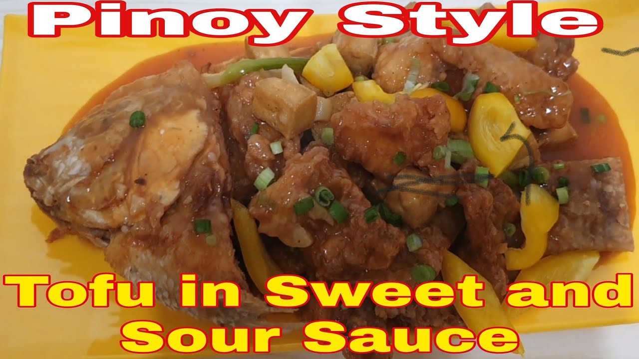 Tofu ( Tokwa ) in Sweet and Sour Sauce | Philippine Mukbang | Pinoy ...