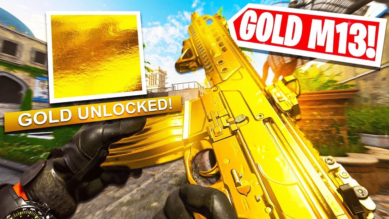 Getting my M13 Gold in Cod Multiplayer - YouTube