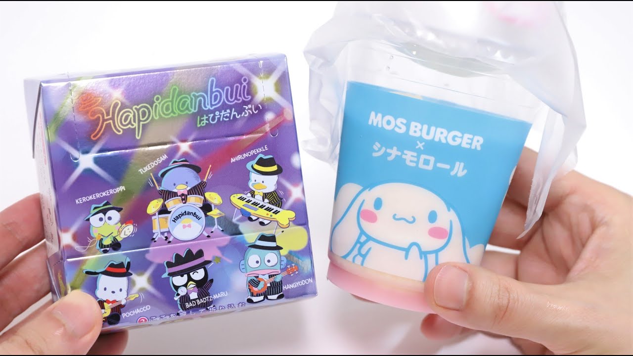Cinnamoroll Cotton Candy Shake and Hapidanbui Chocolate Sanrio Sweets ...