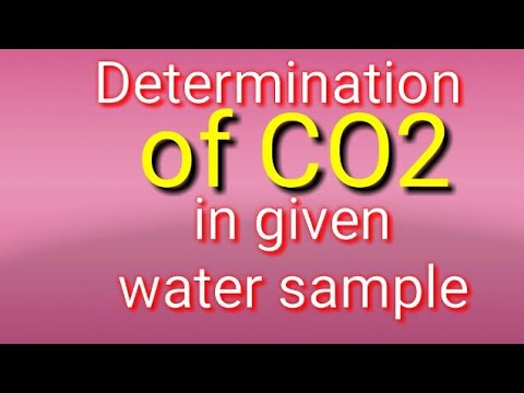 Determination of CO2 in given water sample. - YouTube