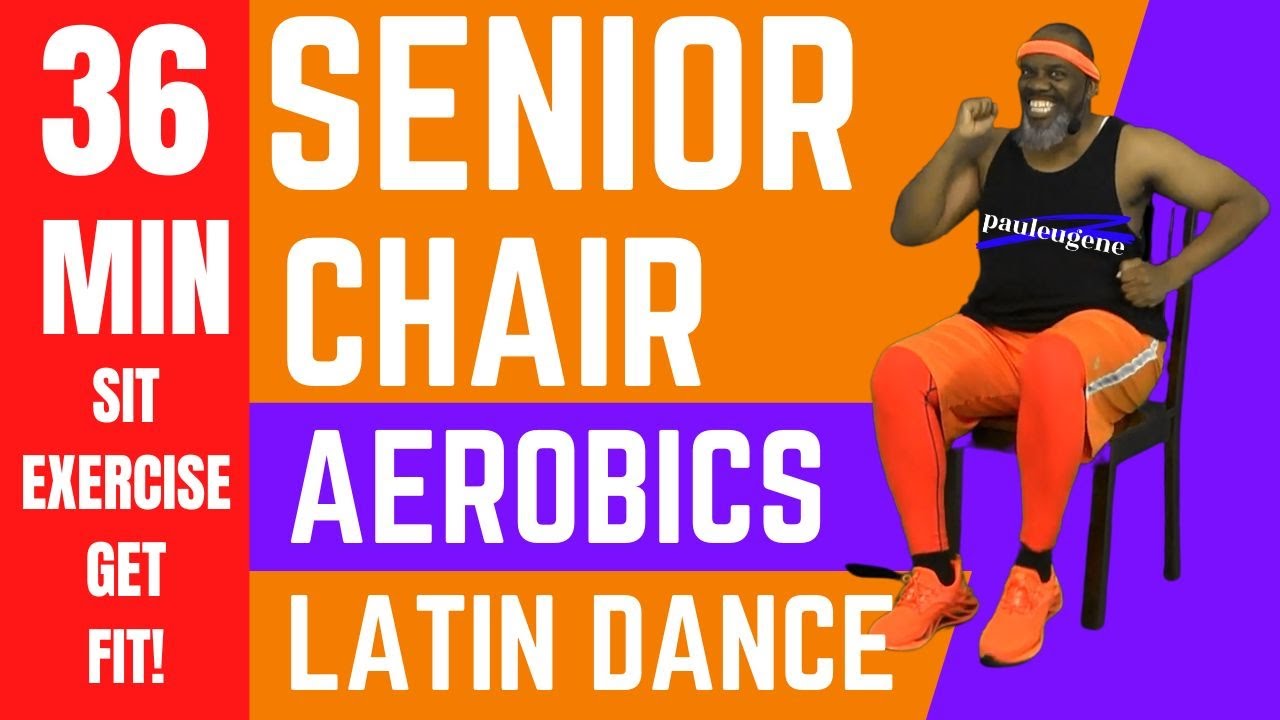 Senior Chair Aerobics Latin | 36 Min | Sit Dance Get Fit | Salsa, Mambo ...
