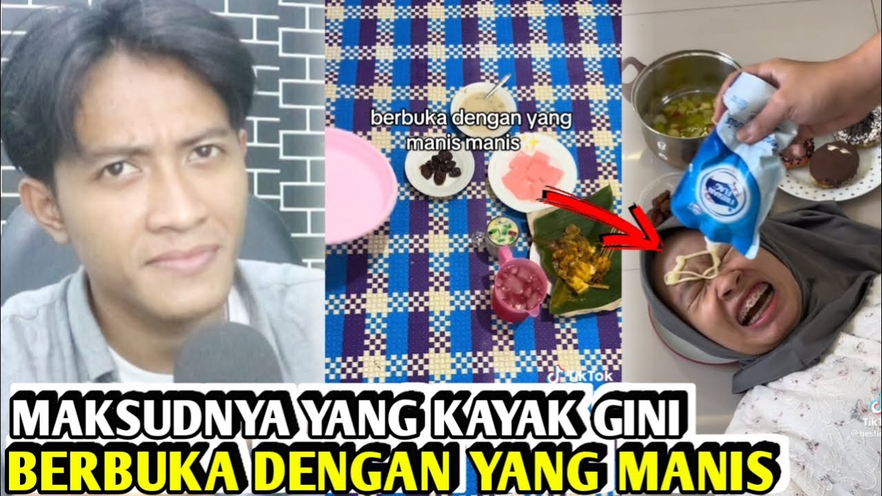 BERBUKA DENGAN YANG MANIS REACTION TIKTOK - YouTube