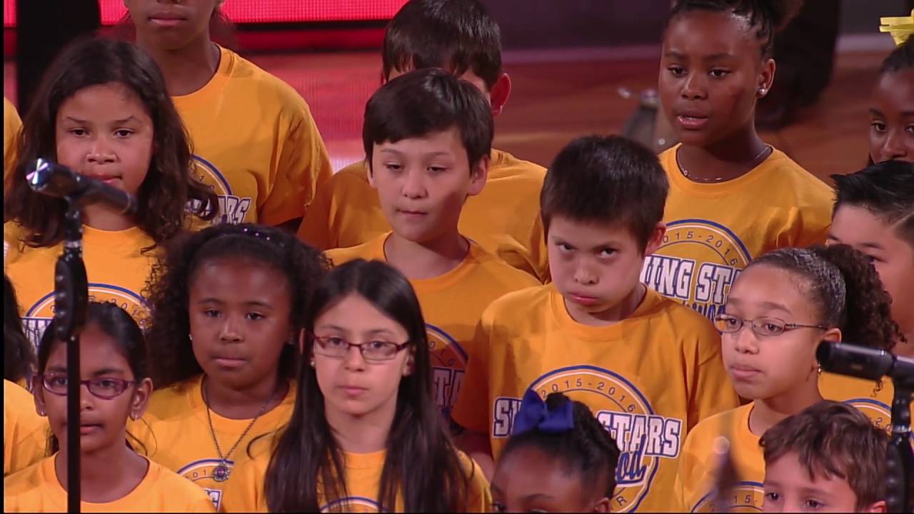 Summerwood Elementary Shining Stars Choir on location with Ferrell ...