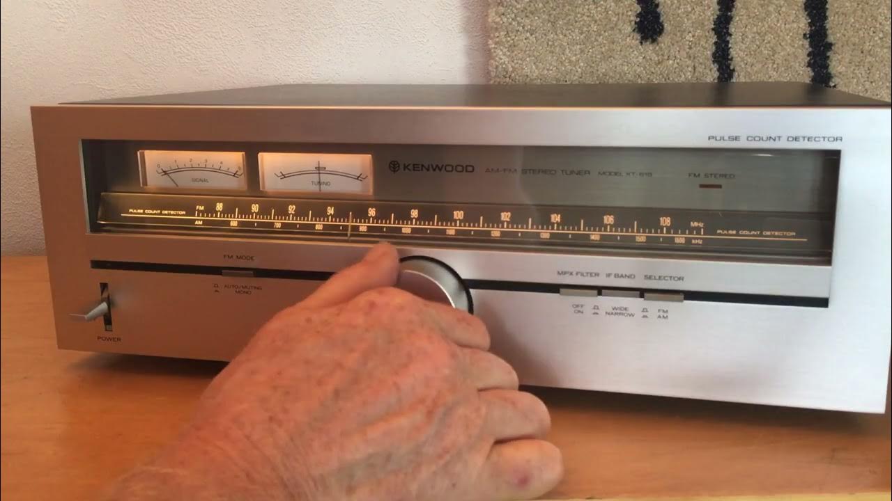 Kenwood KT 615 - YouTube