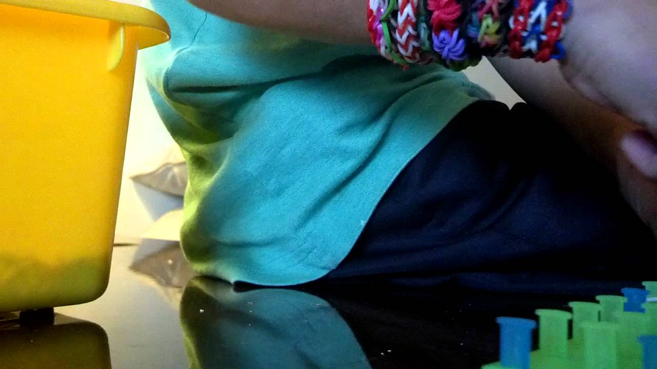 How to Make a Double Crazy Loom Bracelet - YouTube