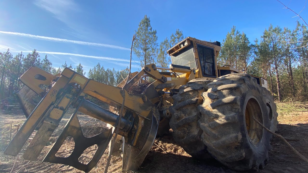 How To Second Thin, Tigercat Drive To Tree FellerBuncher - YouTube