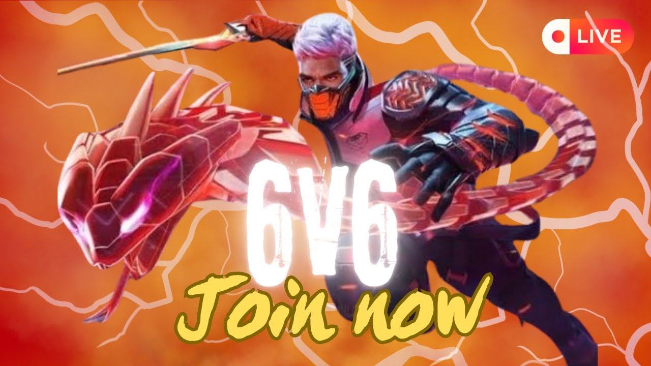 FREE FIRE LIVE : 6v6 | Are U Ready for CHALLENGE? #freefire #gaming ...