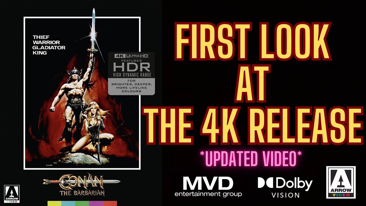 Conan The Barbarian 4K UHD Vs Blu-Ray #conanthebarbarian # ...