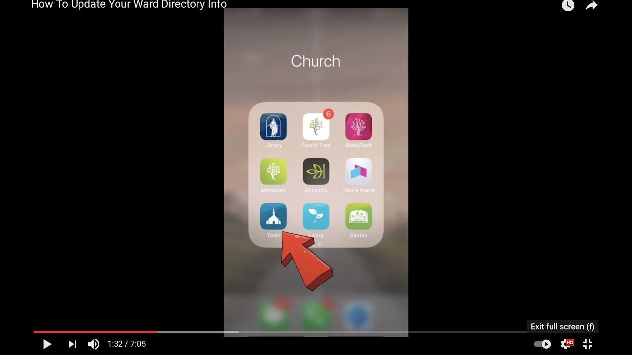 How To Update Your Ward Directory Info - LDS Tools - YouTube