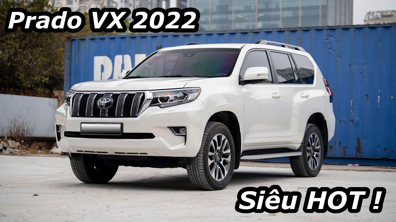 Toyota Prado VX 2022 (trắng/kem) siêu lướt: bản nâng cấp với nhiều tính năng mới ! - YouTube