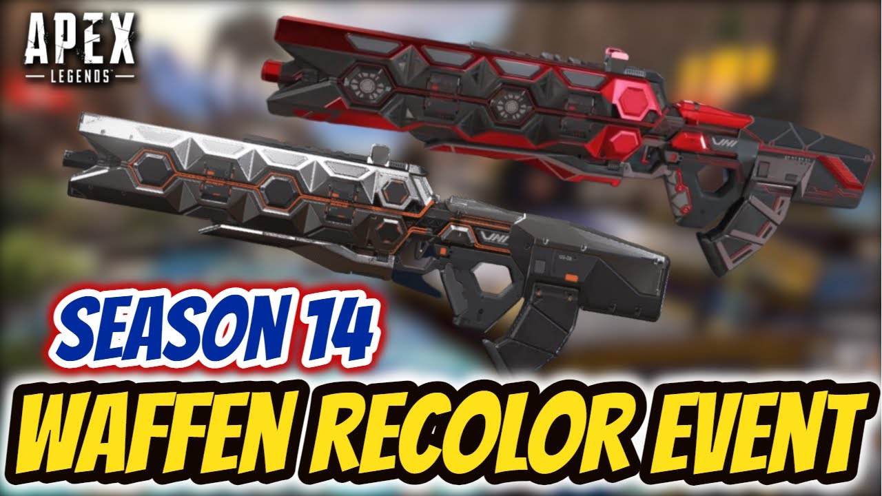SEASON 14 WAFFEN RECOLOR EVENT (MIT FLATLINE BATTLE PASS SKIN!) / Apex ...