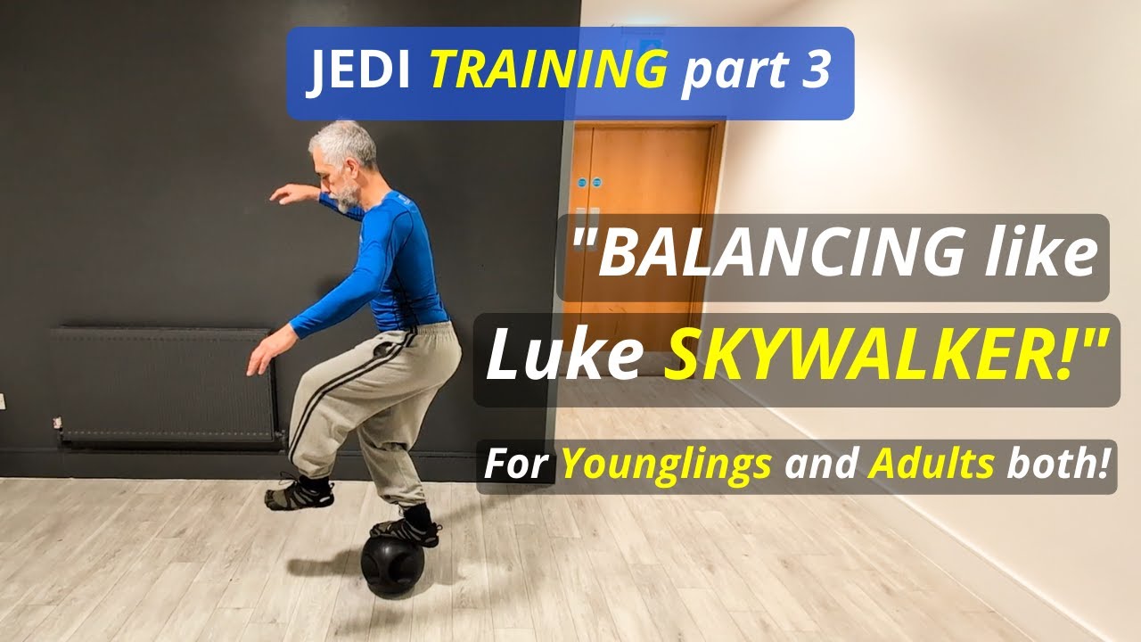 "BALANCING like Luke Skywalker!" | REAL JEDI TRAINING Part 3 - YouTube