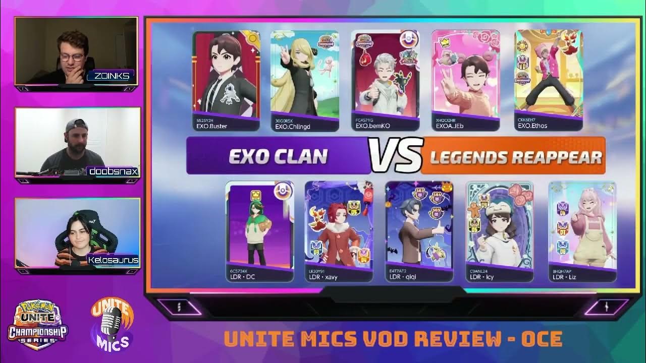 OC #PokemonUNITE WCS Regional Qualifier VOD Review feat Kelosaurus - YouTube