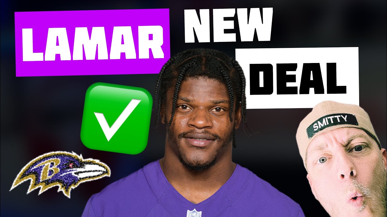 BREAKING: Lamar Jackson SIGNS new 5-year deal with RAVENS - YouTube