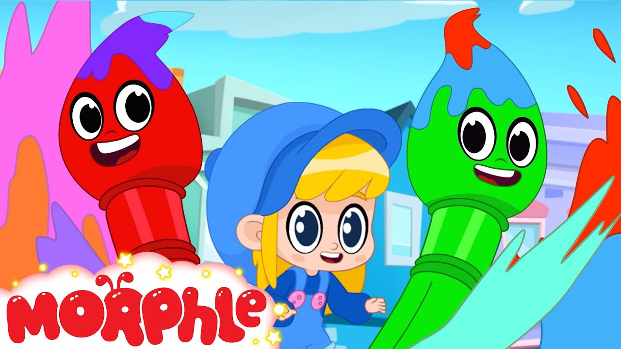 Morphle and Orphle the Paintbrushes - Cartoons for Kids | My Magic Pet ...