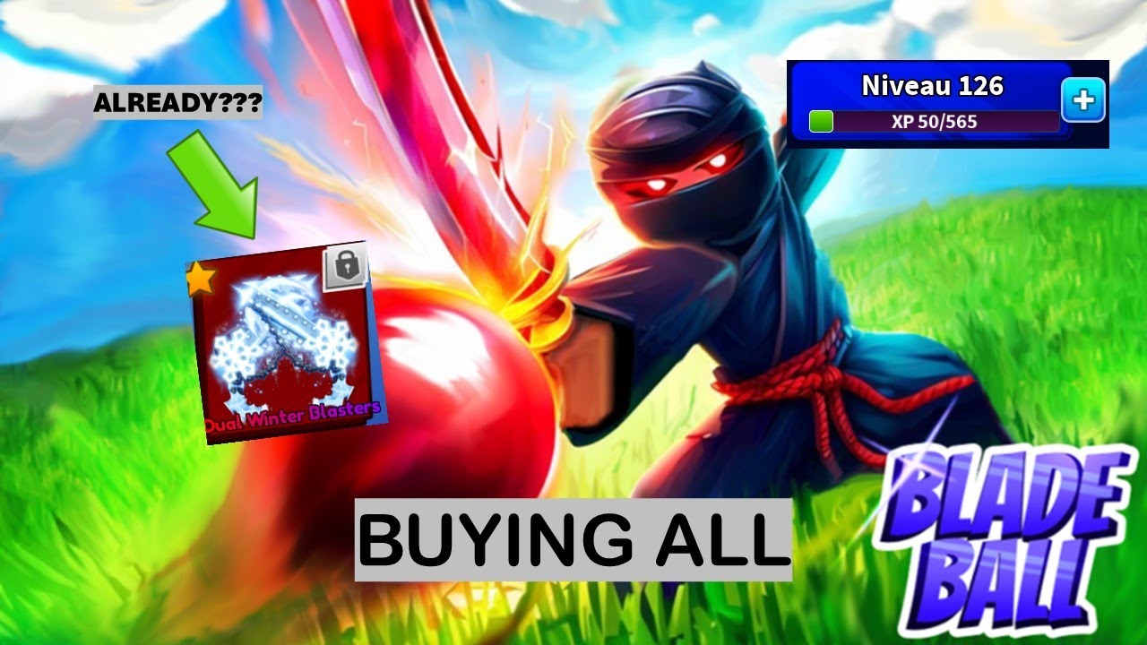 I already got the Dual Winter Blasters??? (Buying All | Blade Ball ...