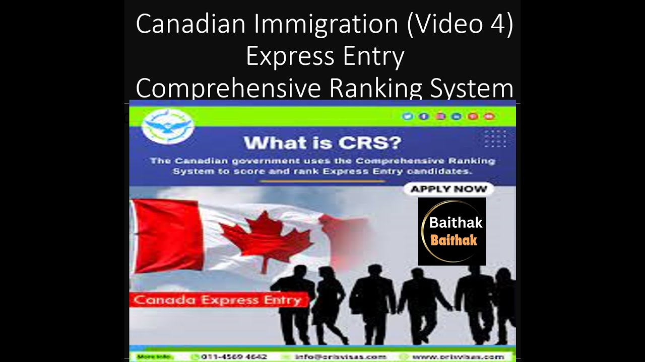Video # 4 Canadian Immigration || Express Entry || Comprehensive ...