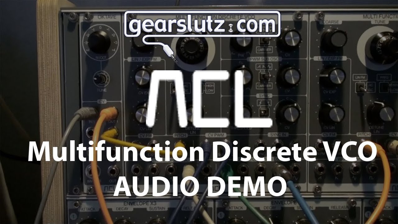 Demo jam of the ACL Multifunction Discrete VCO eurorack module (High ...