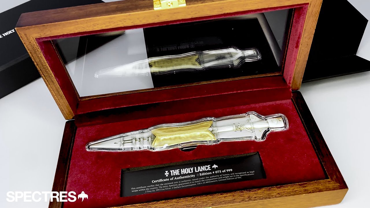 The Lance That Pierced Jesus Christ — Recreated in Pure Silver - YouTube