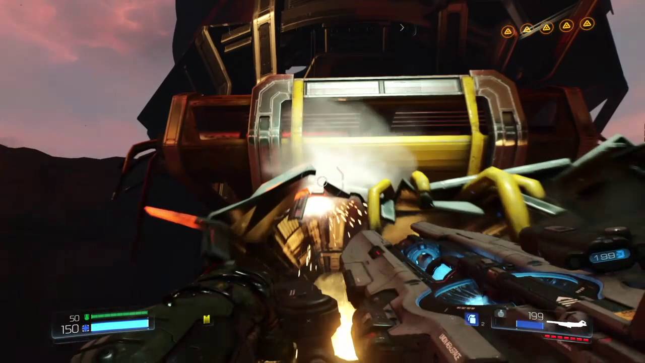 How to Backtrack to the Classic Map Lever in Mission 7 - DOOM (2016 ...