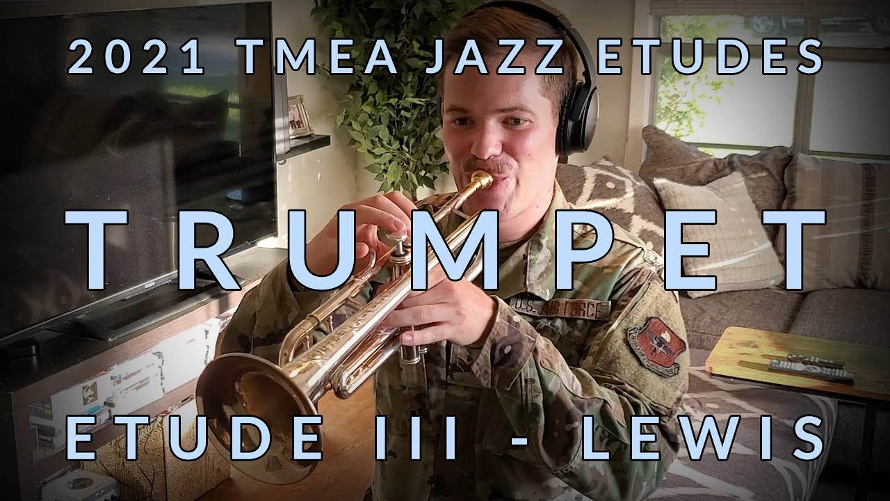 2021 TMEA Jazz Etudes - Trumpet Etude 3 - YouTube