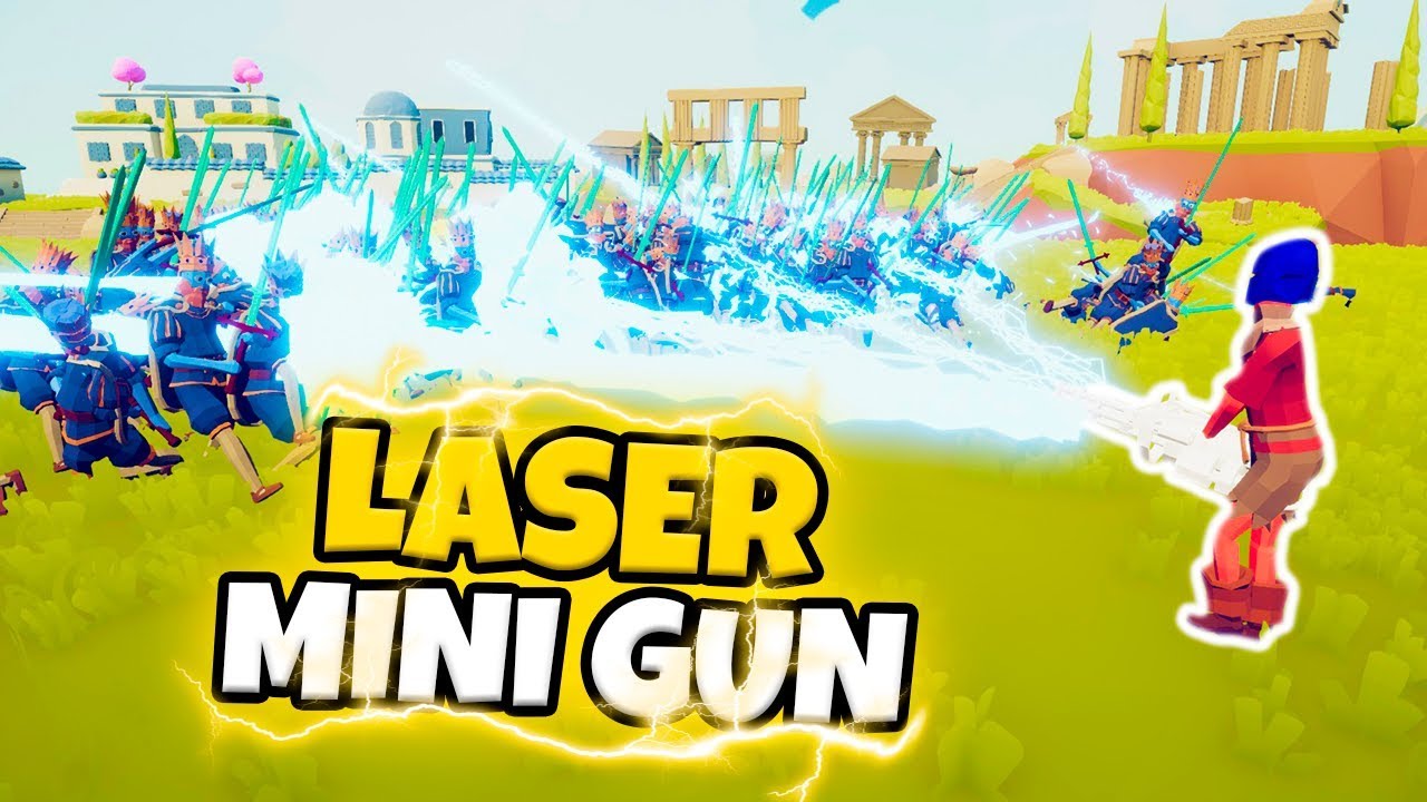 LASER MINIGUN VS EVERY FACTION | TABS MODDED GAMEPLAY - YouTube