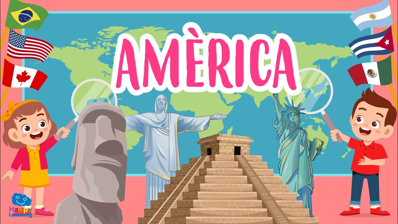 Amèrica | Els cinc continents | Vídeos de geografia per a nens en ...