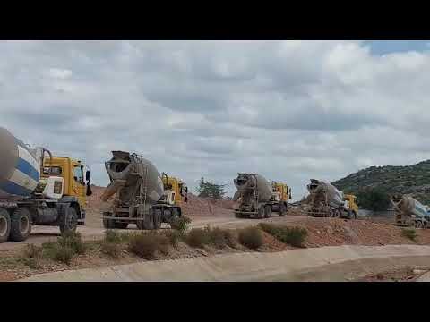 construction work TM gadi loading concrete - YouTube
