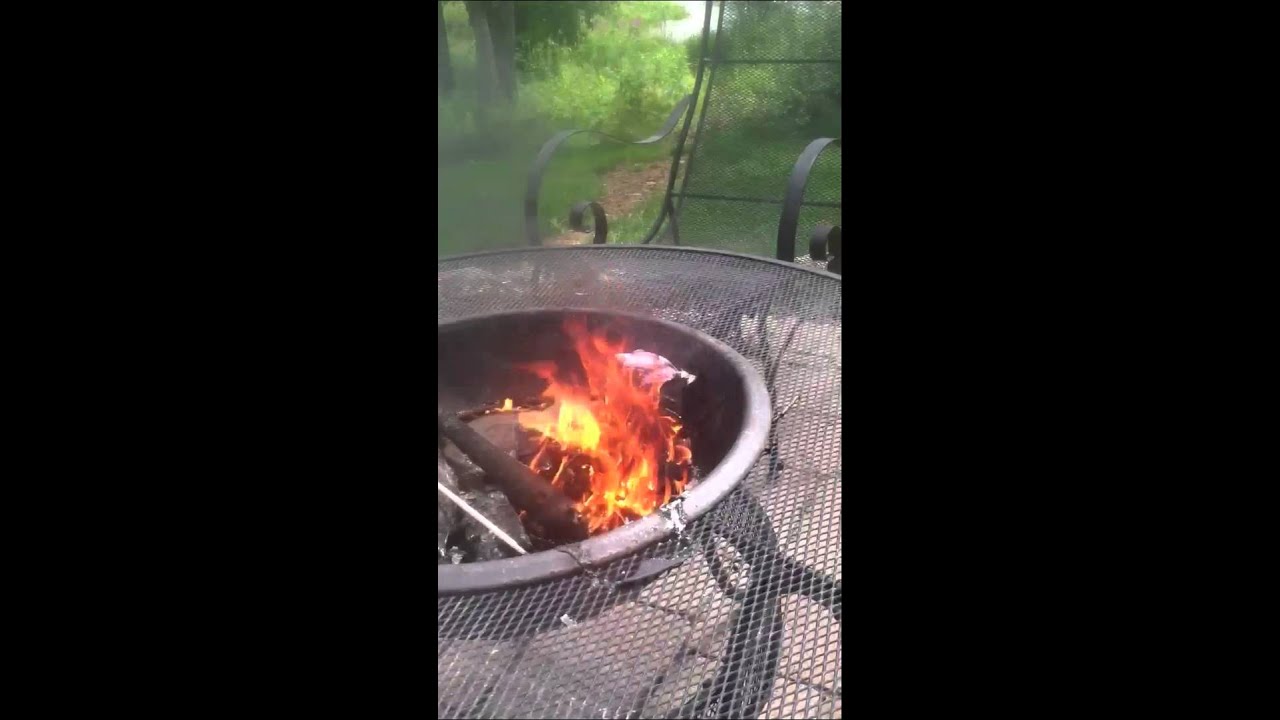 Creepy Baby Doll Burning - YouTube