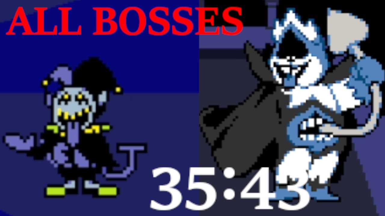Deltarune All Bosses (Chapter 1) in 35:43 - YouTube