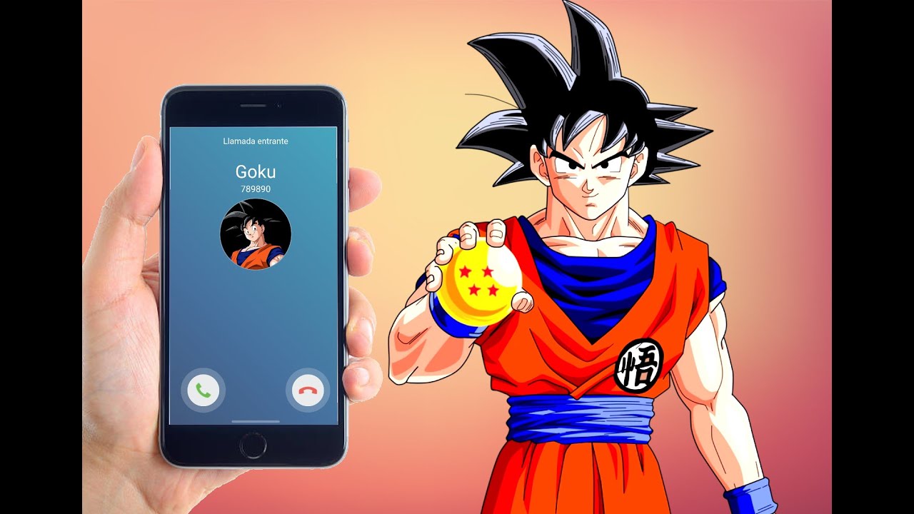 Llamada Falsa de Goku Contesta - YouTube