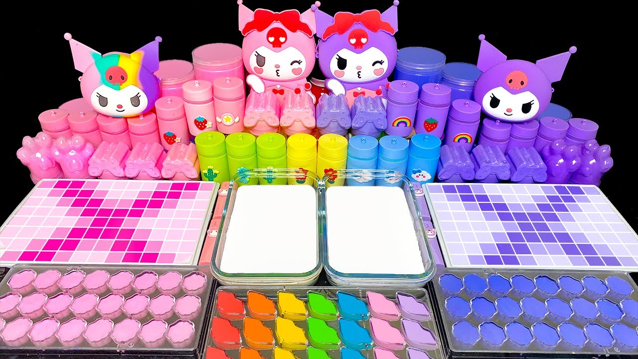 (Sprunki) Satisfying Video Making Cute Pink, Slime Mixing Glitter ...