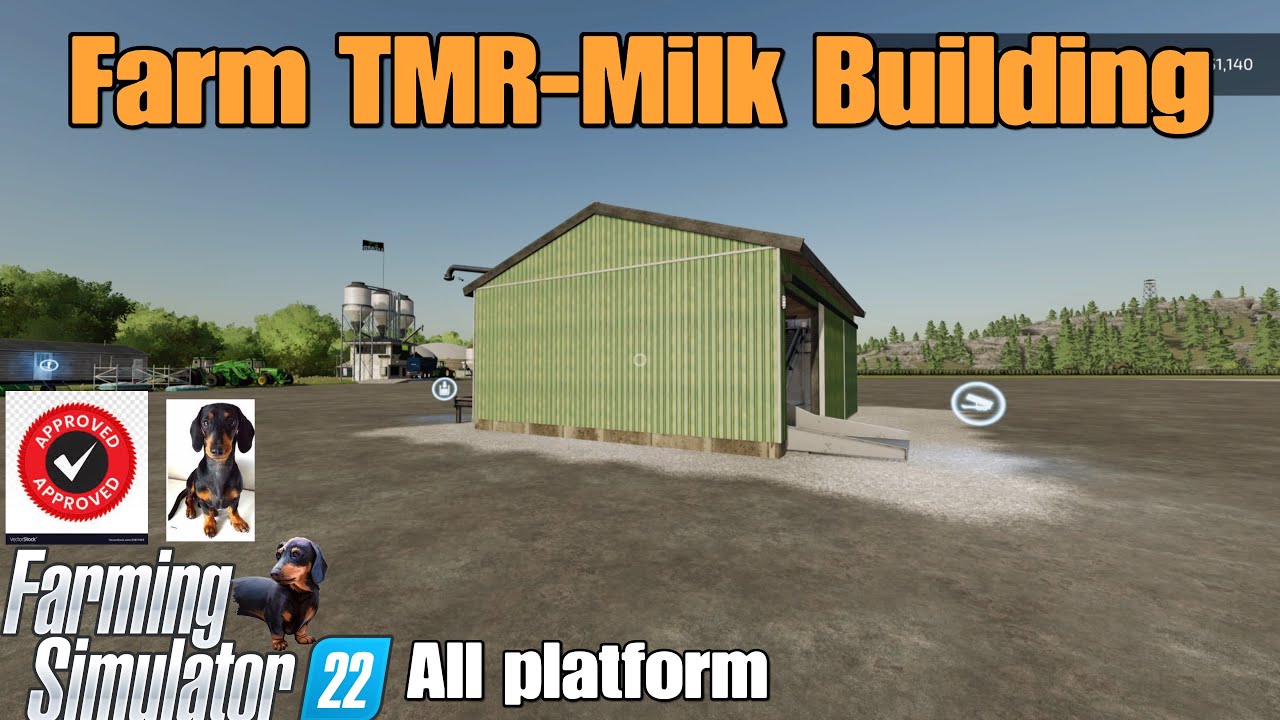 Farm TMR Milk Building / FS22 mod for all platforms - YouTube