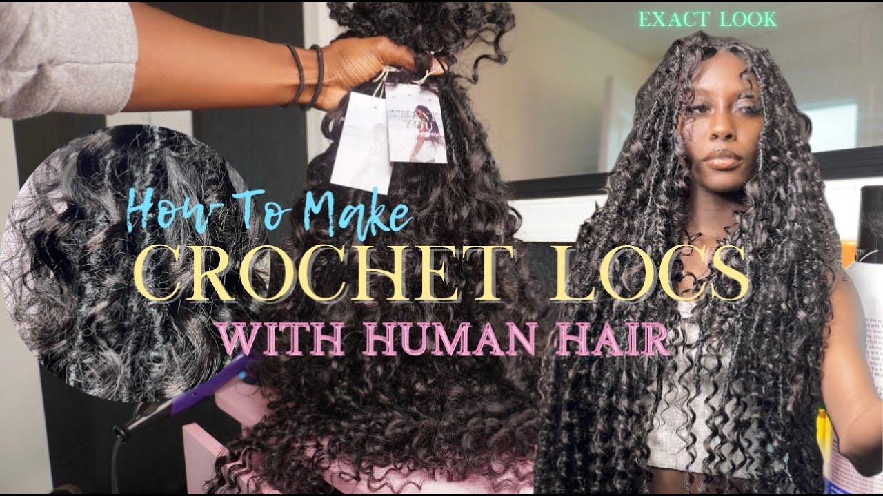 Handmade Loc Tutorial | Glueless & Weftless Method | Beginner Friendly ...