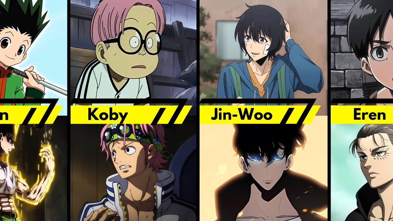 BEST Glow Ups of Anime Characters - YouTube