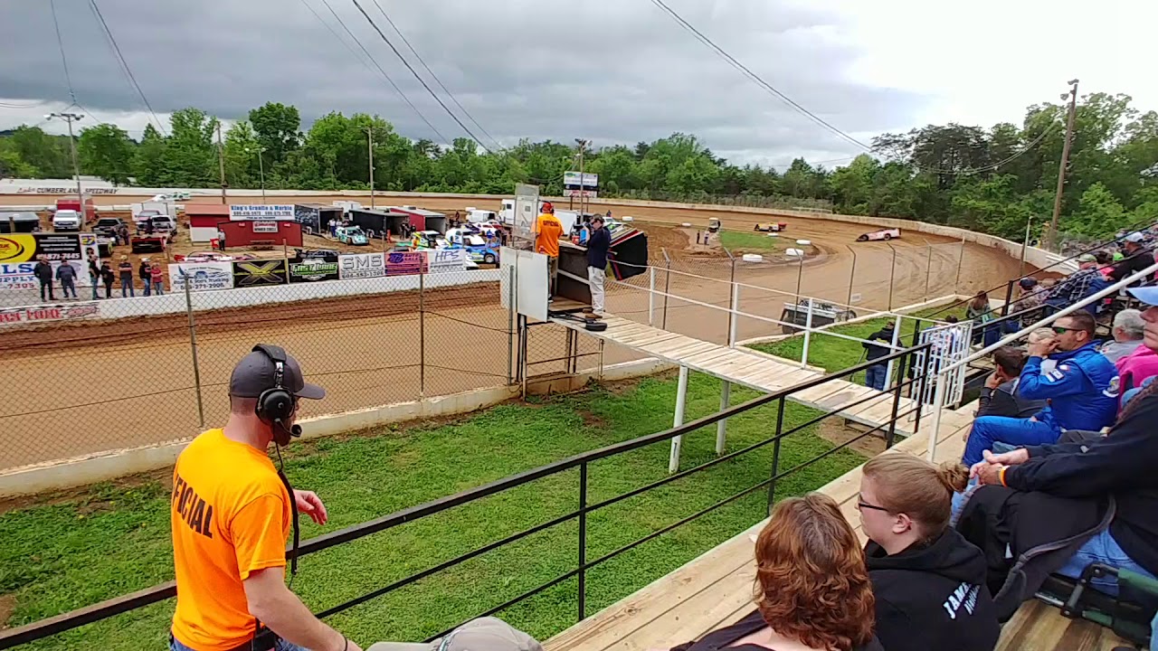 Lake Cumberland Speedway 5/5/2019 hot laps. Rod Carter JR #21 - YouTube