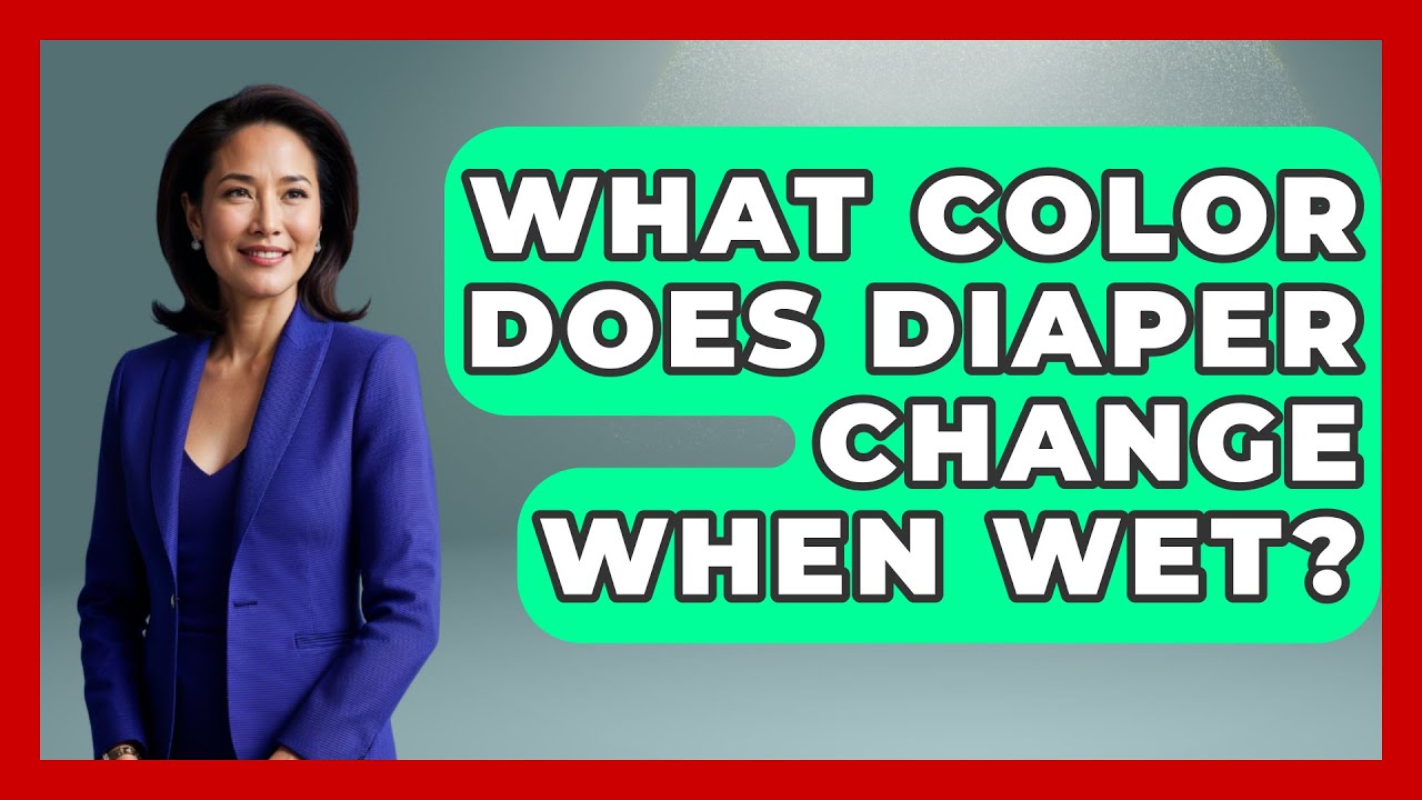 What Color Does Diaper Change When Wet? - Raising A Toddler - YouTube