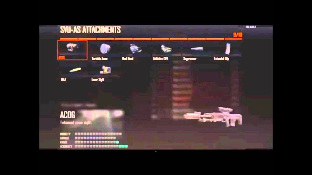 Black Ops 2 - Sniper ve Pistol Attachment'ları - BO2 Türkçe Bilgi - YouTube