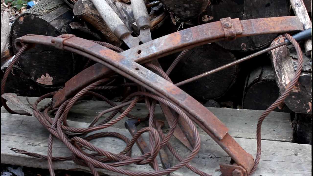 Scavenged Steel: Knives in Unlikely Places - YouTube