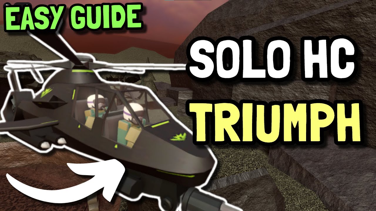 EASY SOLO HARDCORE TRIUMPH WITH REBALANCED PURSUIT + GUIDE! | Roblox ...
