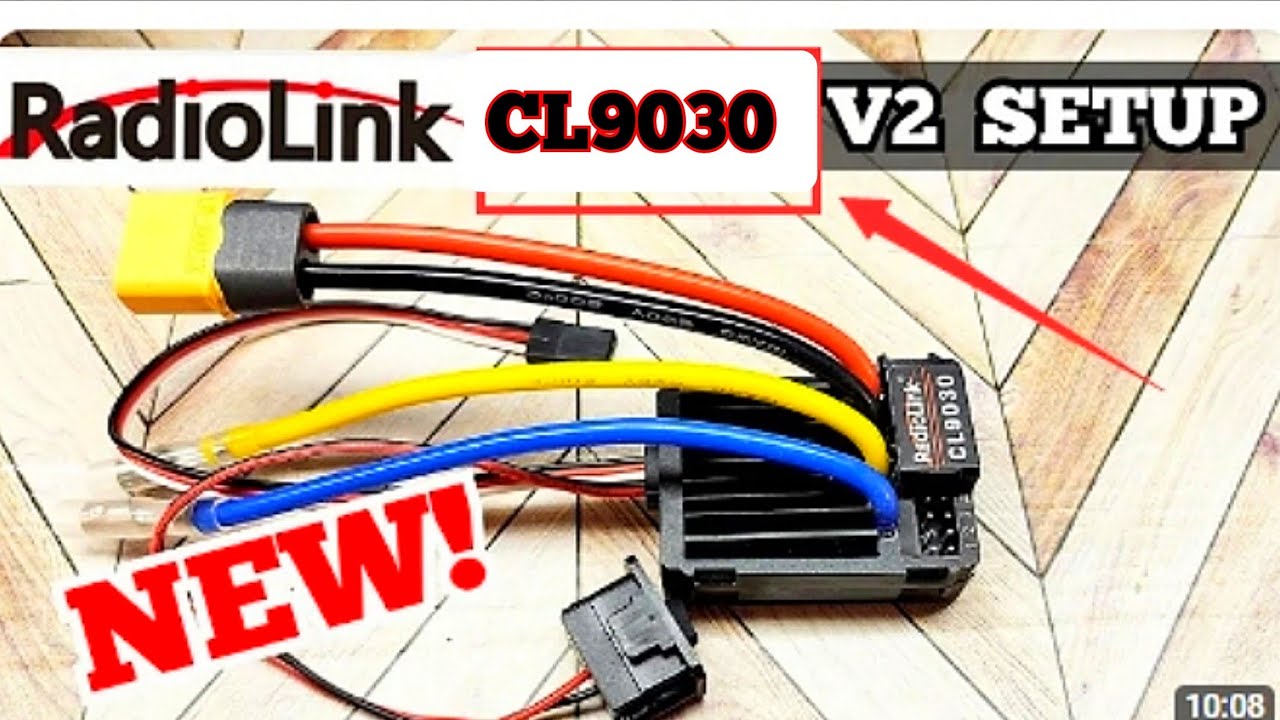 Radiolink Cool 9030 V2 esc setup and testing - YouTube