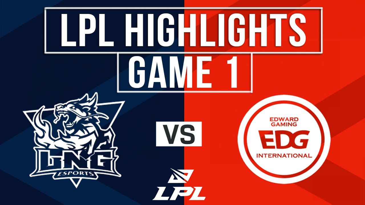 LNG vs EDG Highlights Game 1 | LPL 2025 Split 3 | LNG Esports vs EDward ...