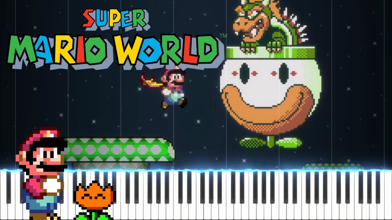 Super Mario World - Ending Theme Piano Solo - YouTube