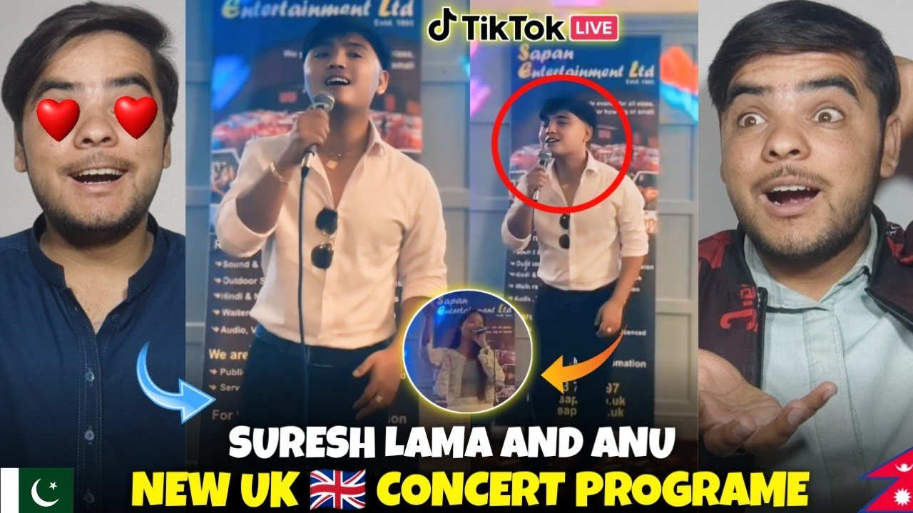 Pakistani Reaction On Suresh lama Anu chaudhary UK 🇬🇧 meetup concert ...