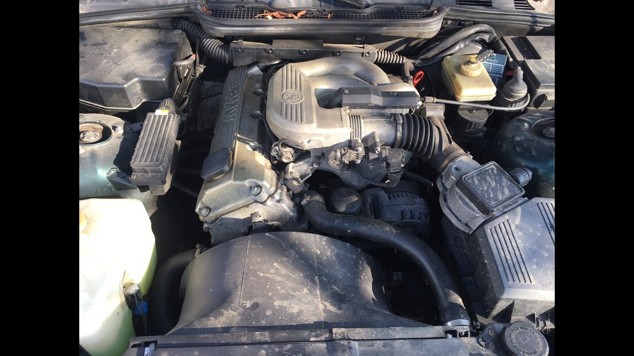 S 7589 ДВС (Двигатель) BMW E36 1.6i 164E2 M43B16 - YouTube